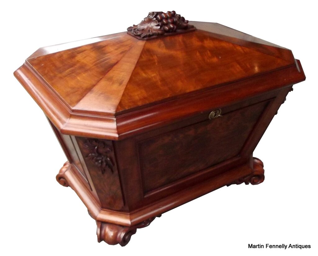 280 Regency Mahogany Wine Cellarette – Circa 1825 – Martin Fennelly