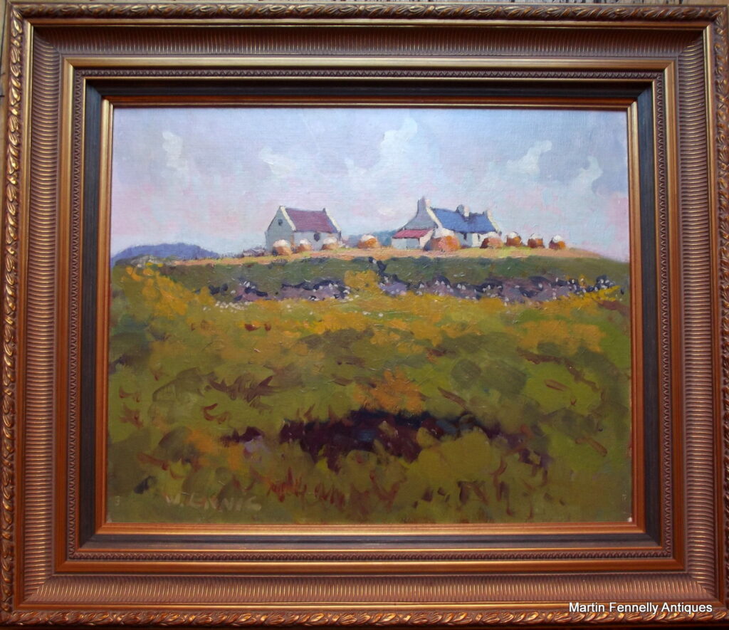 338 William Ennis – Irish Artist – Connemara Cottages – Martin Fennelly