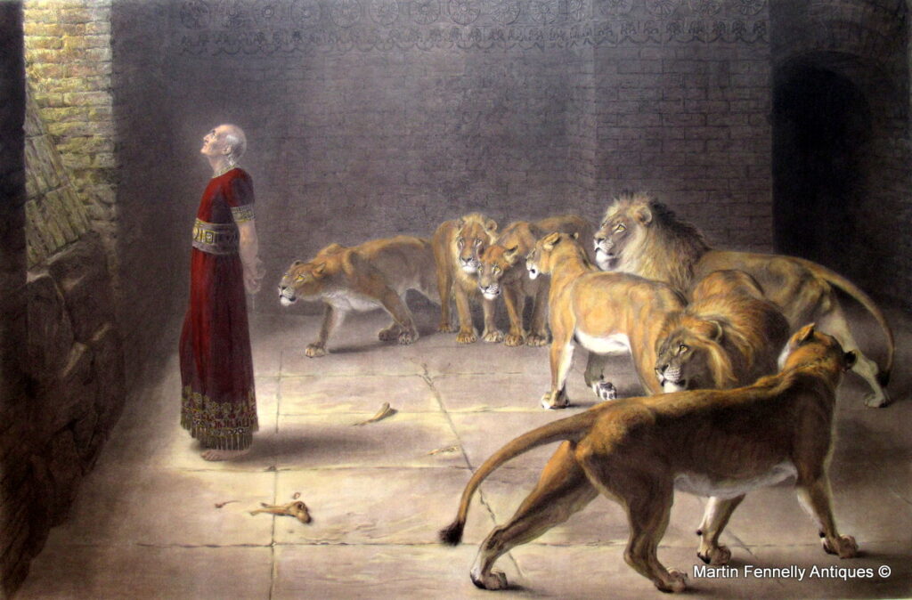 138 Daniel’s Answer to the King – Briton Rivière – Large Framed ...
