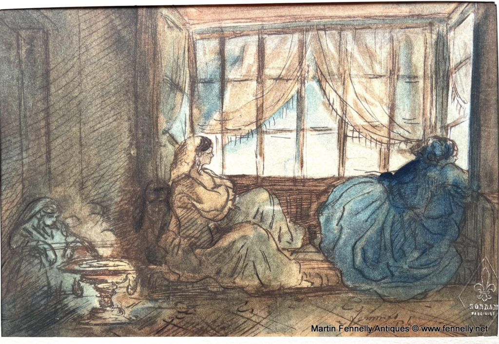 733B Sordam Reproduction of Constantin Guys Femmes De Pera 1951 ...